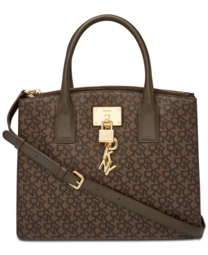 Dkny Elissa Signature Satchel, Created for Macy’s – Trendization